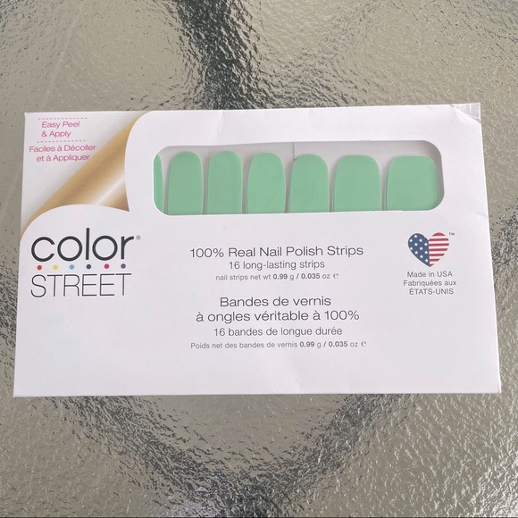 Color Street | Makeup | New Color Street Mint Green Nail Polish Strips ...